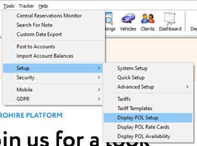 Proweb – Details tab setup